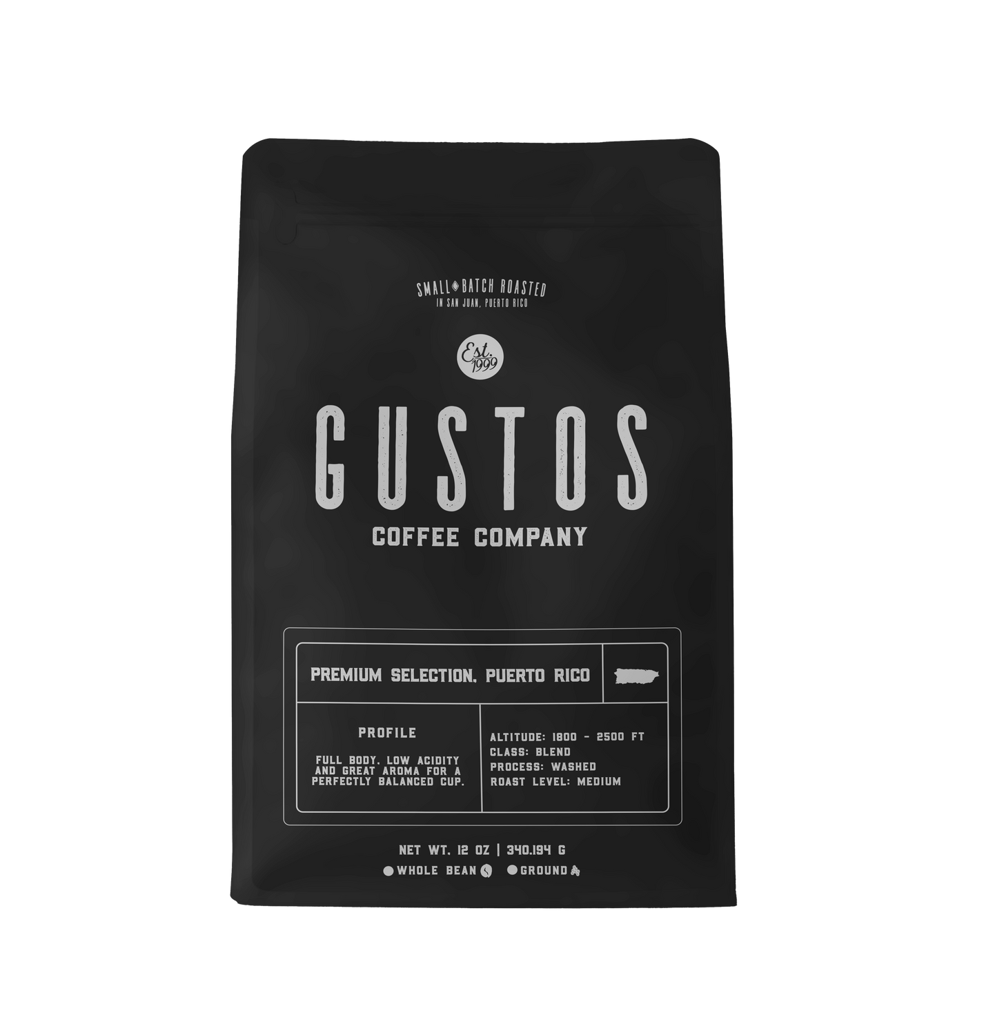 Gustos Premium Selection Puerto Rico - Specialty Coffee – Gustos Coffee Co.